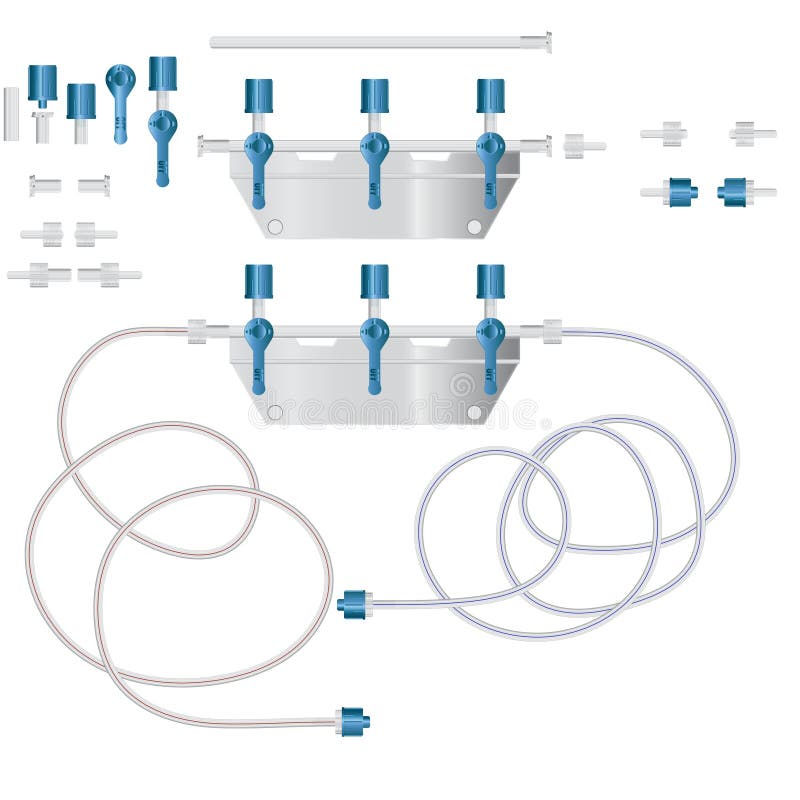 System for Intravenous Infusion with a Reducer. System for Intra Stock ...