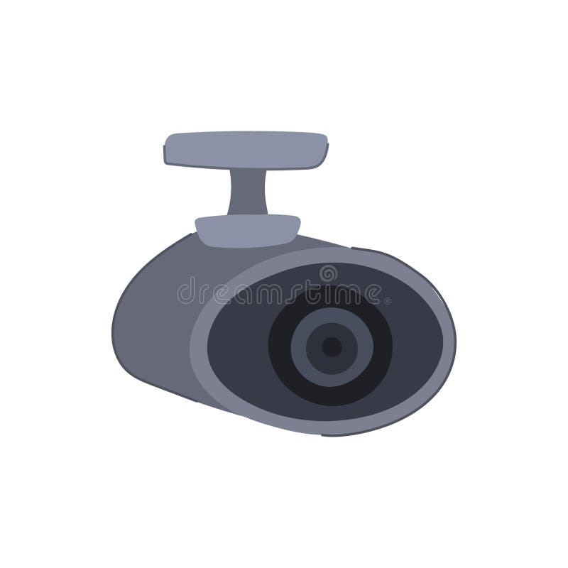 System Ip Camera Cartoon Vector Illustration Stock Vector ...