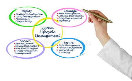 System Lifecycle Management Stock Photo - Image of development ...