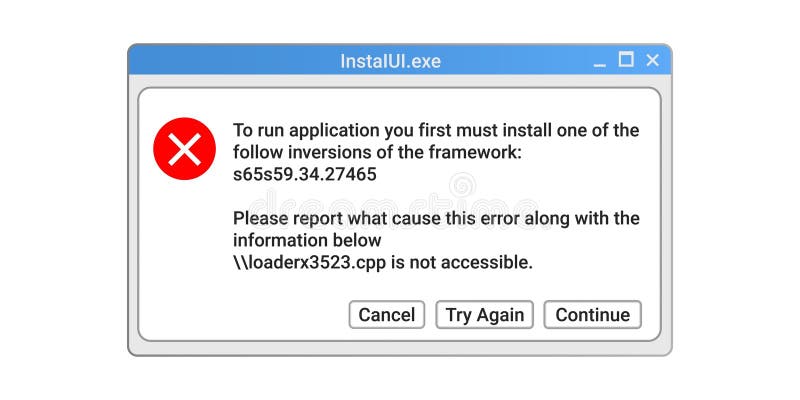 System Notification during App Install. Stock Illustration ...
