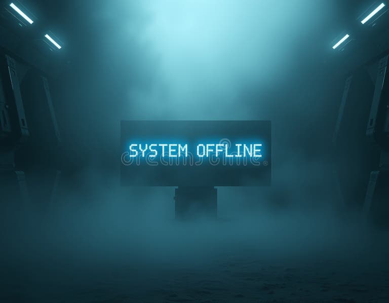 System offline stock illustration. Illustration of working - 343919550