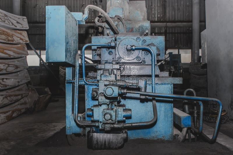 System of Old Tubes and Hoses of Milling Machine Tools and Equipment ...