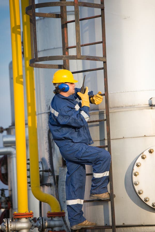 System Operator in Oil and Gas Production Stock Image - Image of ...