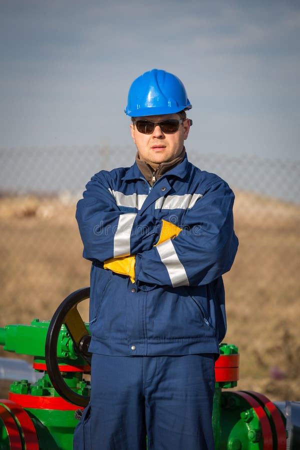 System Operator in Oil and Gas Production Stock Image - Image of safety ...