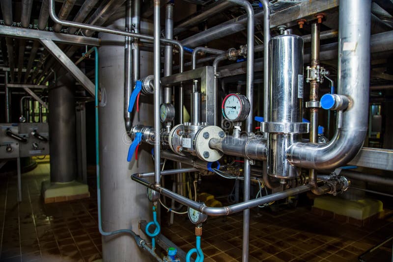 System of Pipeline with Manometers for Measuring Pressure in ...