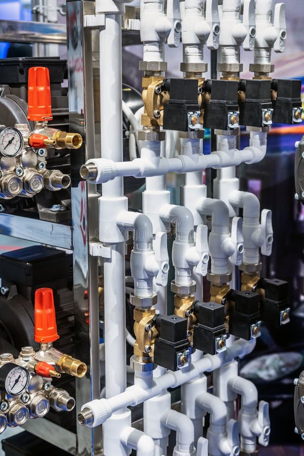 A System of Plastic and Metal Pipes and Pipes with Pressure Sensors ...