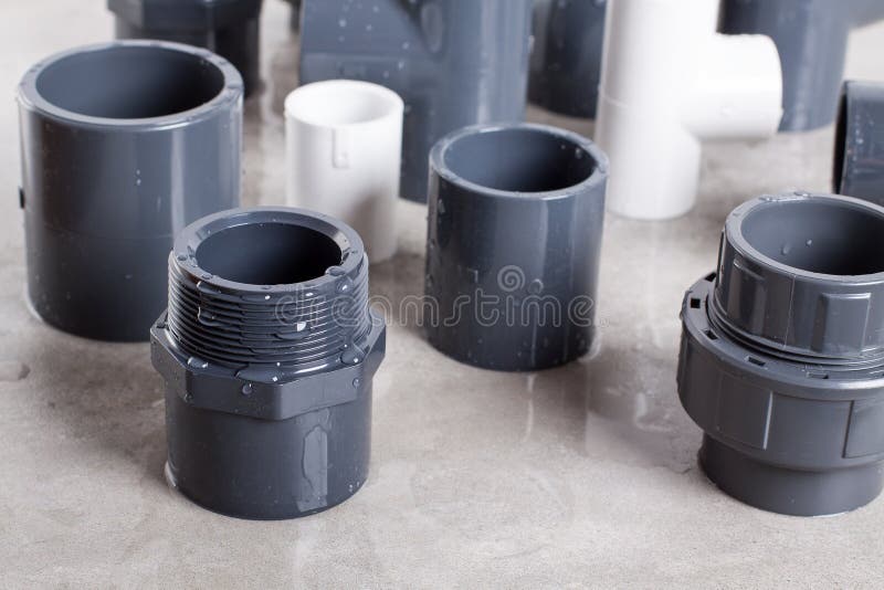 System PVC-U fittings stock photo. Image of cpvc, fitter - 63918506