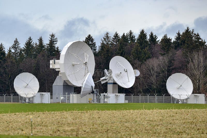 System for Satellite Reception of Television and Radio Signals Stock ...