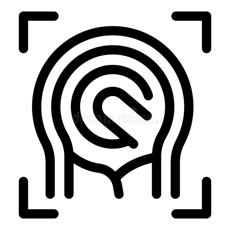 System Scanning Fingerprint for Identification Biometric Security ...