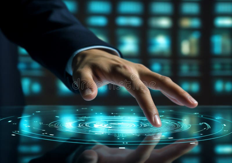 Screen Connection Innovation Abstract Business Code Technology Tech ...