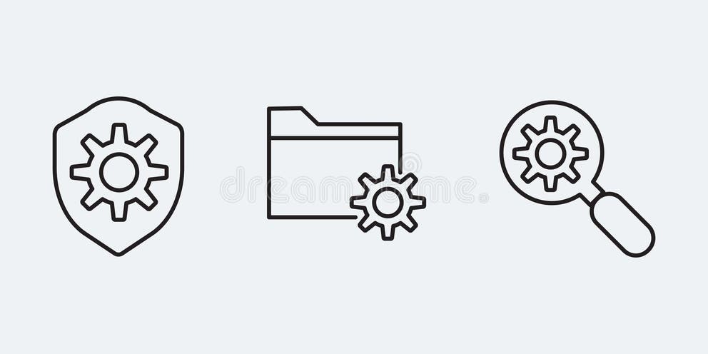 Clean Black Outline Icons Stock Illustrations – 37,795 Clean Black ...