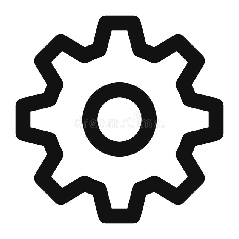 System Settings Icon Perfect for Configuration and Preferences Stock ...