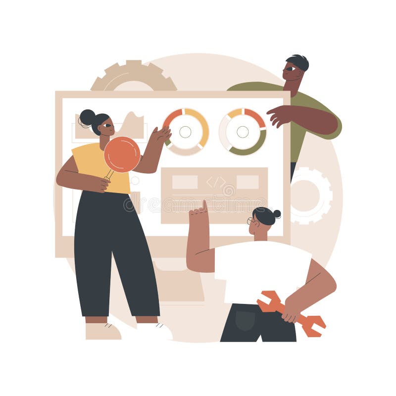 Software Development Planning Isolated Concept Vector Illustrations ...