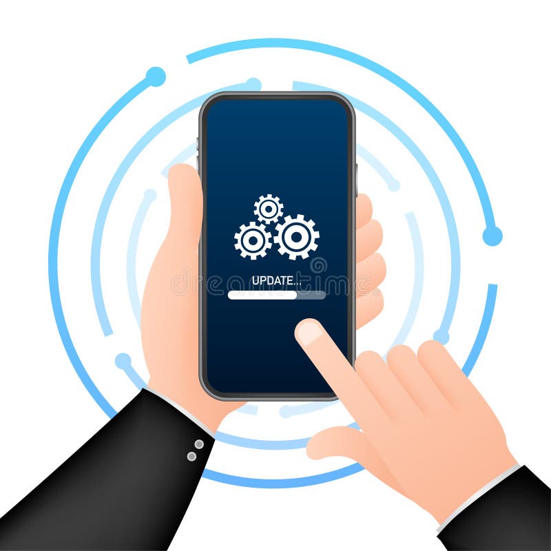 System Software Update, Data Update or Synchronize with Progress Bar on ...