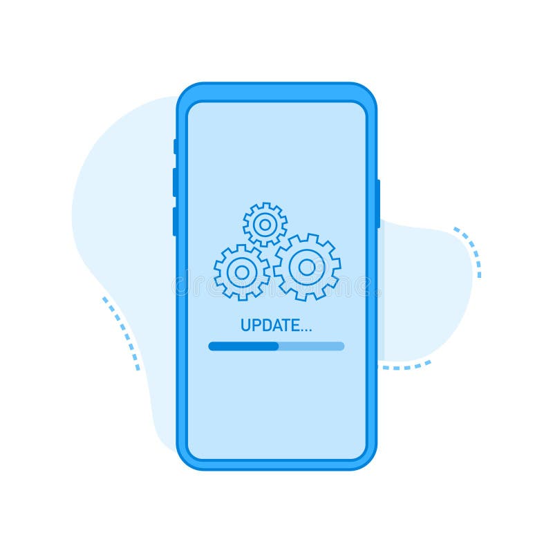 System Software Update, Data Update or Synchronize with Progress Bar on ...