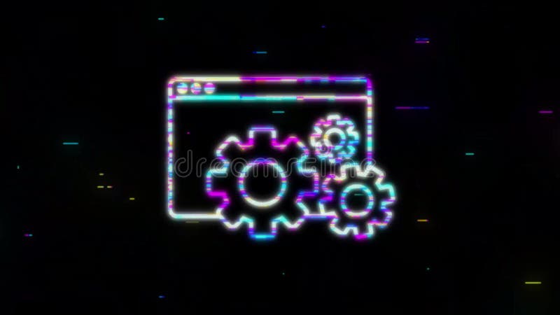 System Software Update Data Update Or Synchronize With Progress Bar On The Screen Motion