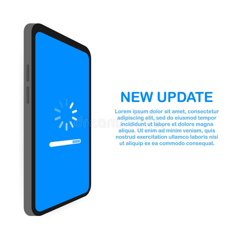 System Software Update, Data Update or Synchronize with Progress Bar on ...