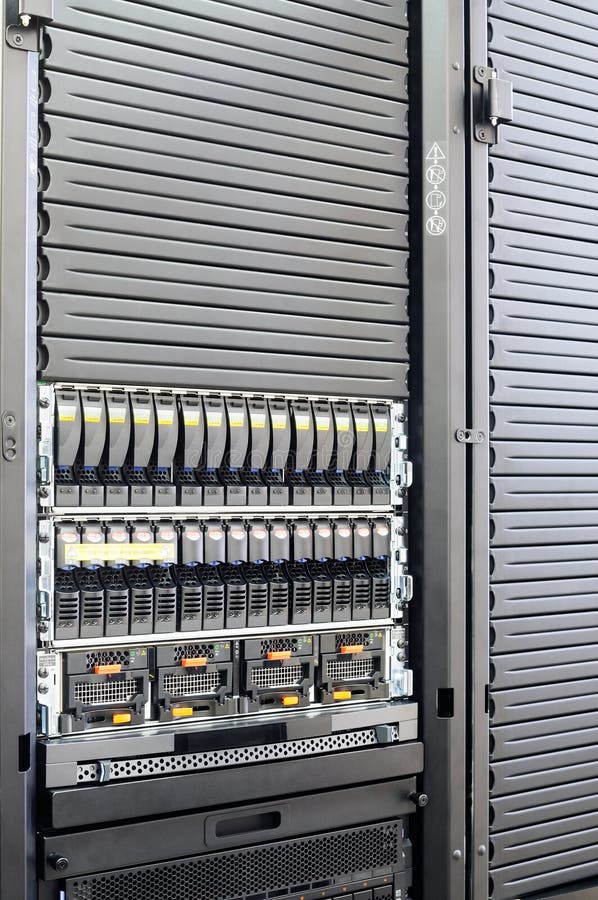 Blade Server and System Storage Stock Photo - Image of drive, blade ...