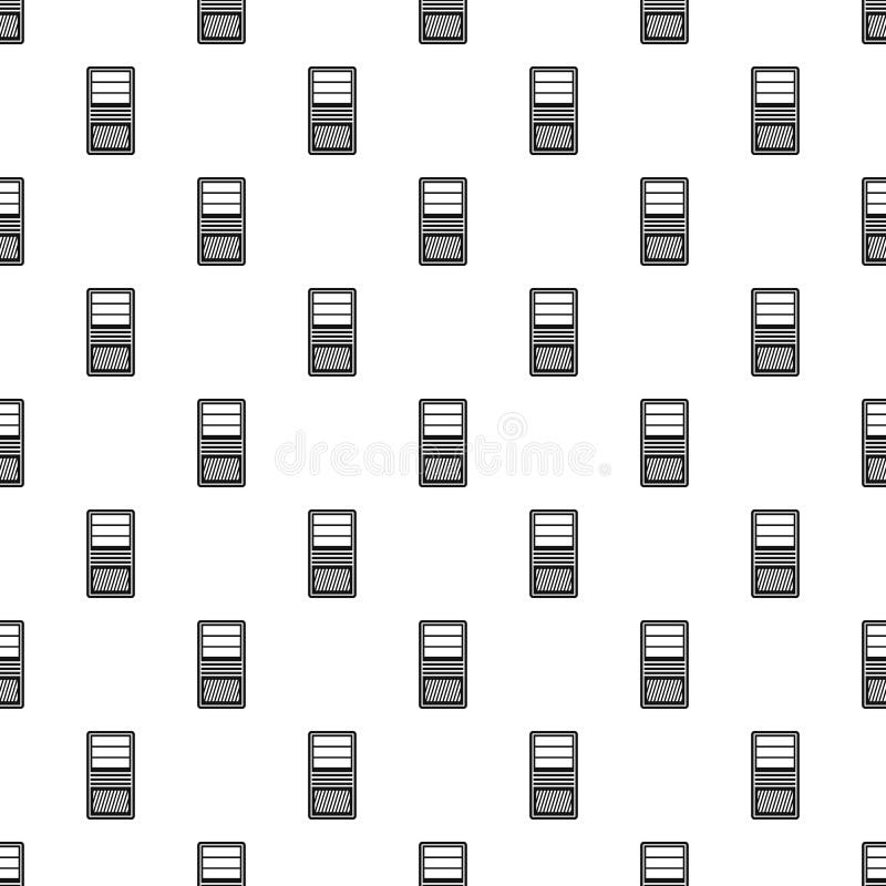 System Unit of Computer Pattern, Simple Style Stock Vector ...