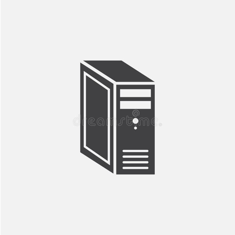 Desktop Pc Icon. Line Style Icon Design. UI. Illustration of Desktop Pc ...