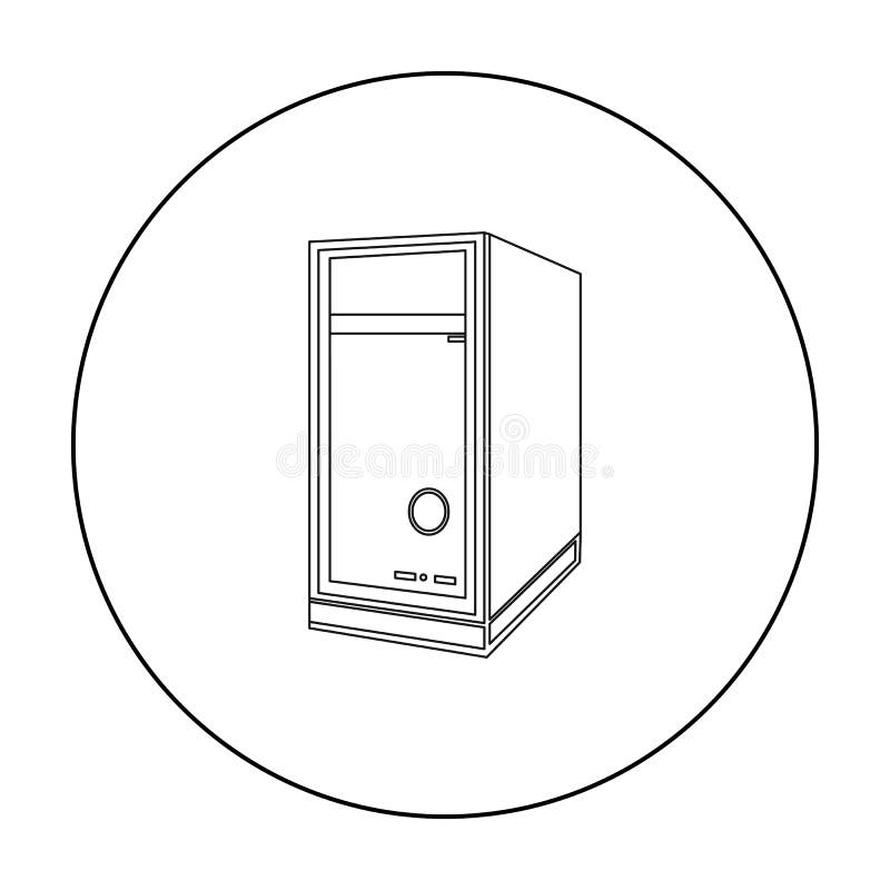 Computer System Unit Icon, Outline Style Stock Vector - Illustration of ... Computer System Unit Icon, Outline Style Stock Vector - Illustration of ...