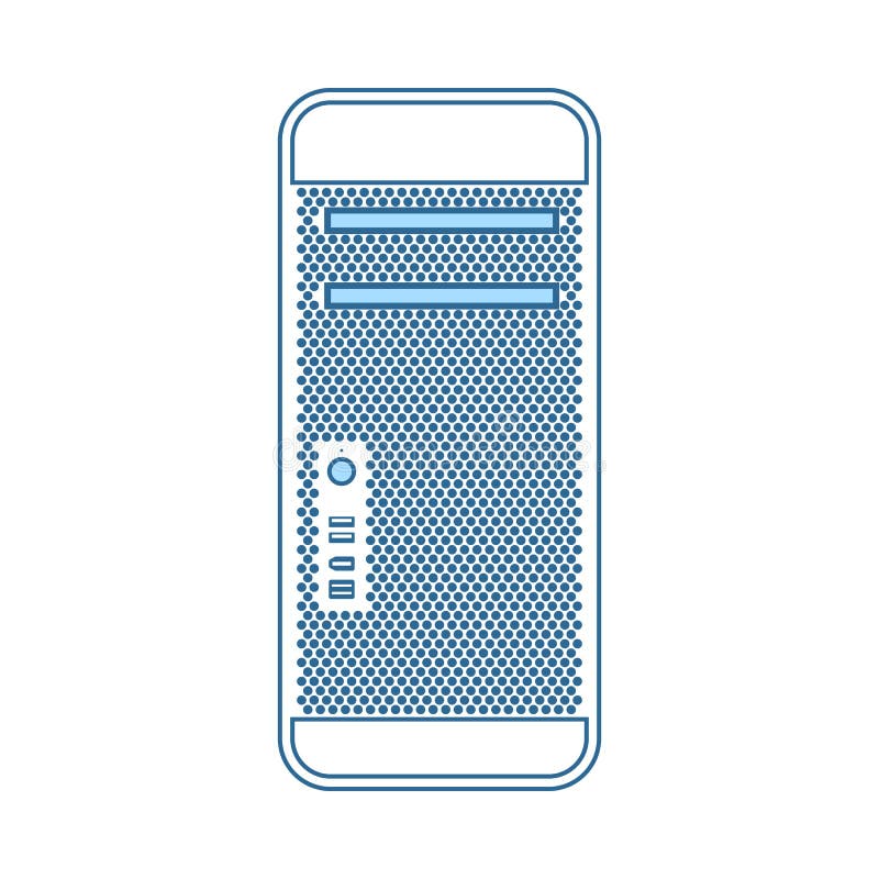 System Unit Icon stock vector. Illustration of case - 167539359