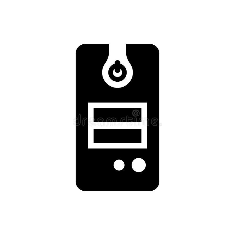 System unit icon stock vector. Illustration of symbol - 223996408