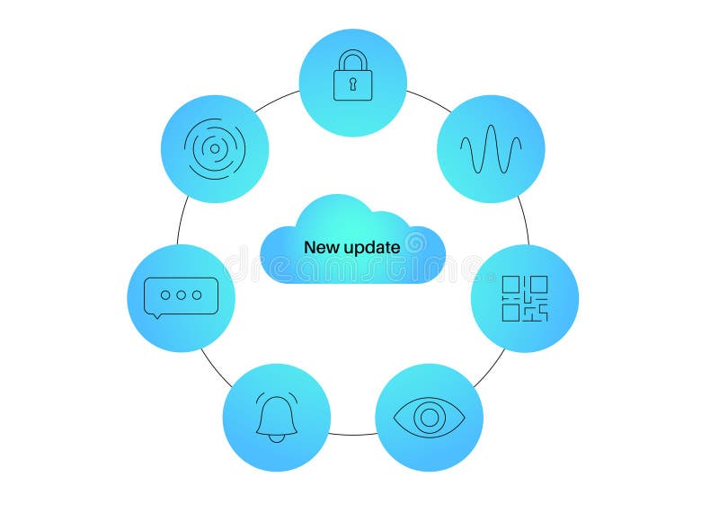 System update concept stock illustration. Illustration of patch - 346968582