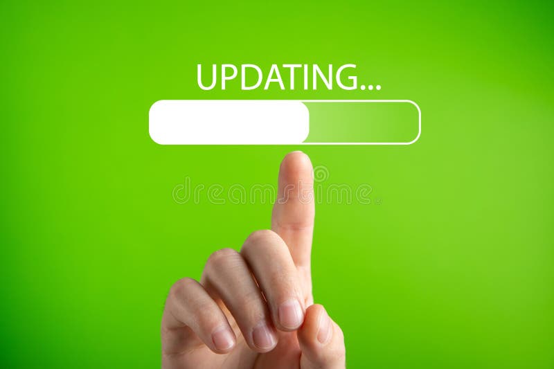 System Updating. Process App Update Stock Illustration - Illustration ...