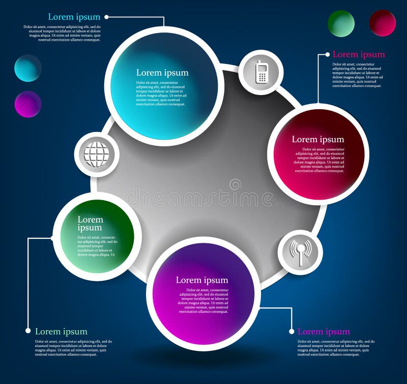 System Vector Circle Color Loop Stock Vector - Illustration of banner ...