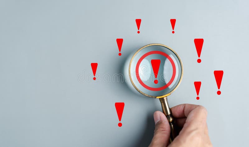 System Warning Caution Sign on Smartphone, Scam Virus Attack on ...