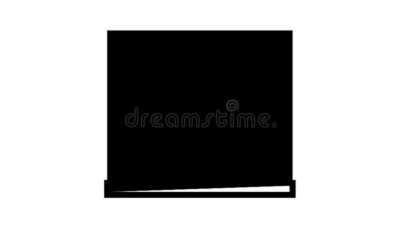 System Work Process Black Icon Animation Stock Video - Video of ...