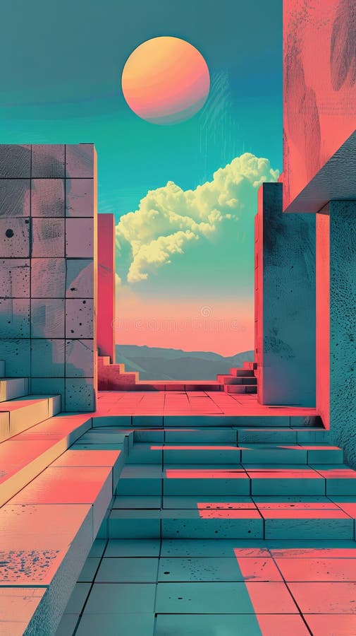 Systematic Composition for Cohesive Graphics Stock Illustration ...