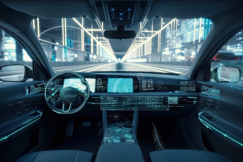 Systems Engineer Running Real-time Simulation of Self-driving Car ...