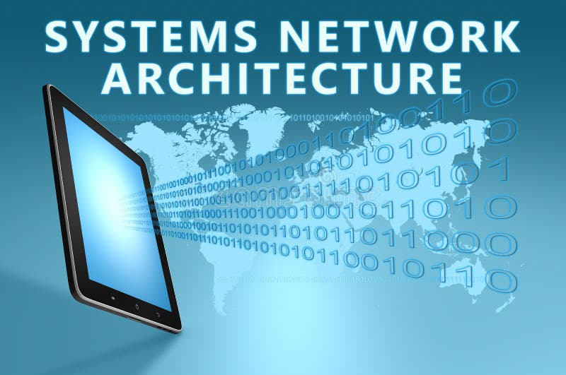 Systems Network Architecture Ilustração Stock - Ilustração de conecte ...