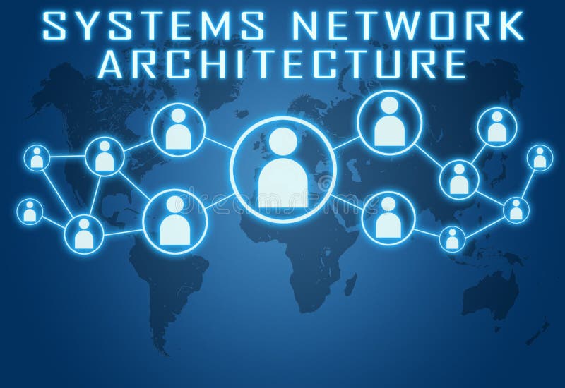 Systems Network Architecture Stock Illustration - Illustration of farm ...