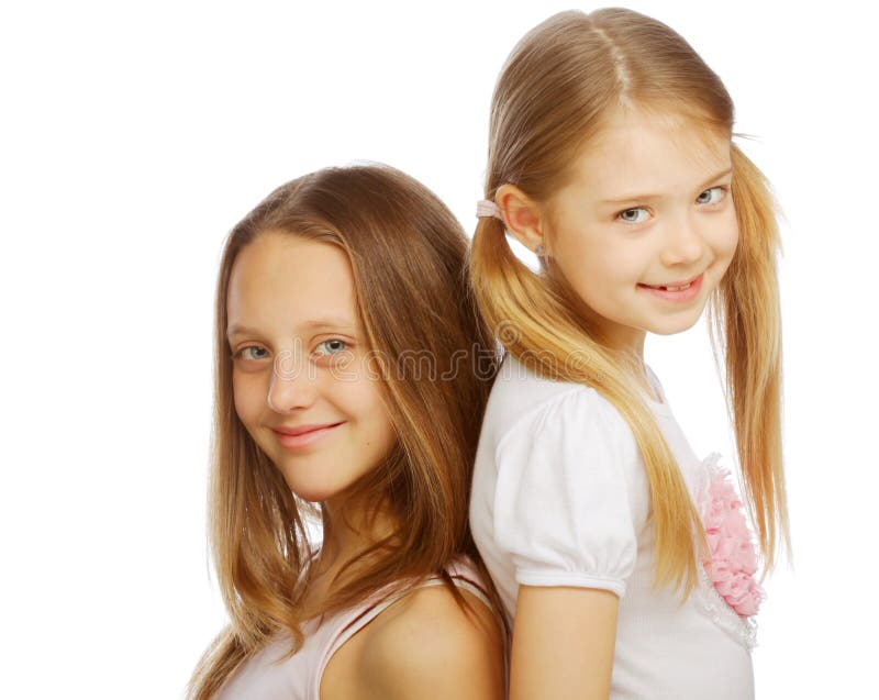 Systrar fotografering för bildbyråer. Bild av gulligt - 45849779