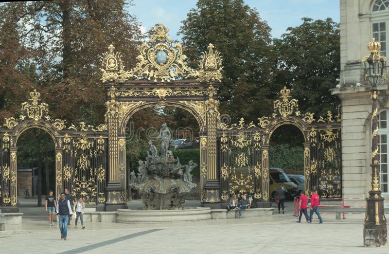 Miejsce Stanislas Nancy, Francja (Stanislas Kwadrat) Obraz Stock ...