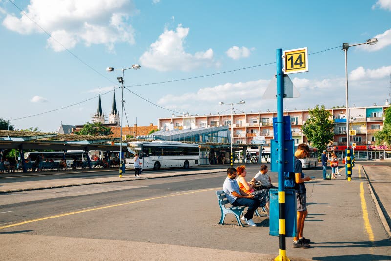 Szeged Central Bus Terminal in Szeged, Hungary Editorial Stock Photo ...