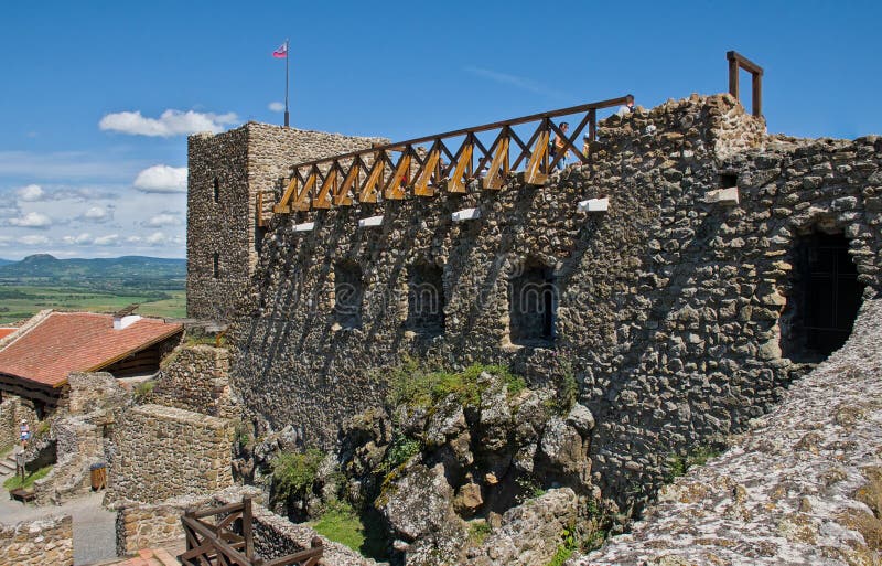 Szigliget Castle Ruins, Hungary Editorial Stock Image - Image of travel ...