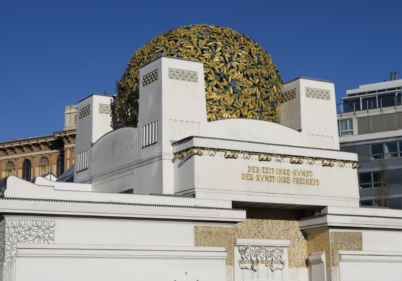 Sztuki Nouveau Secesja Vienna Obraz Stock - Obraz złożonej z artsier ...