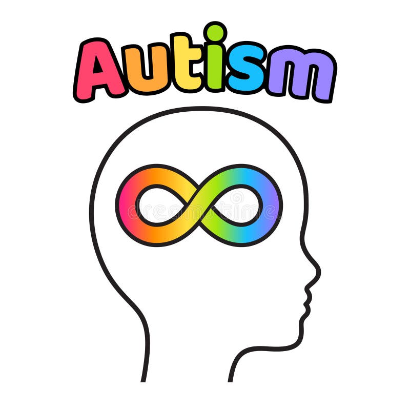 Símbolo Infinito Do Autismo Ilustração Do Vetor Ilustração De