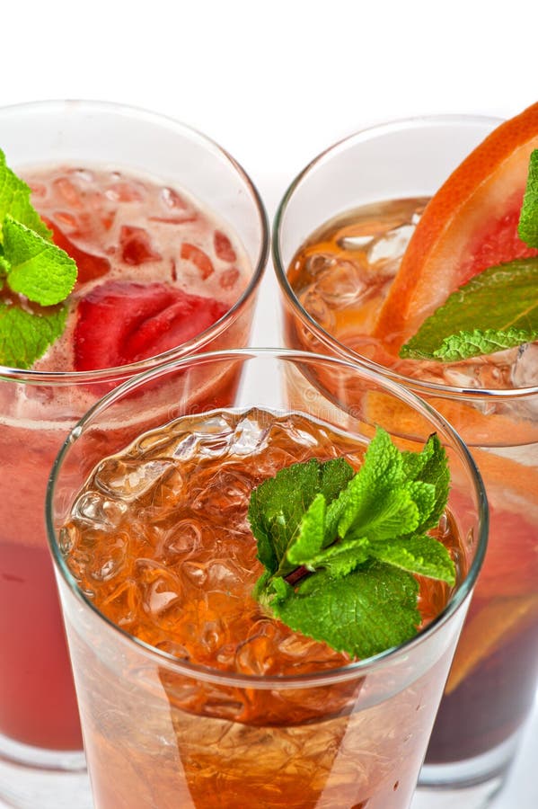 Té fresco y frío foto de archivo. Imagen de fruta, refresco - 35355408