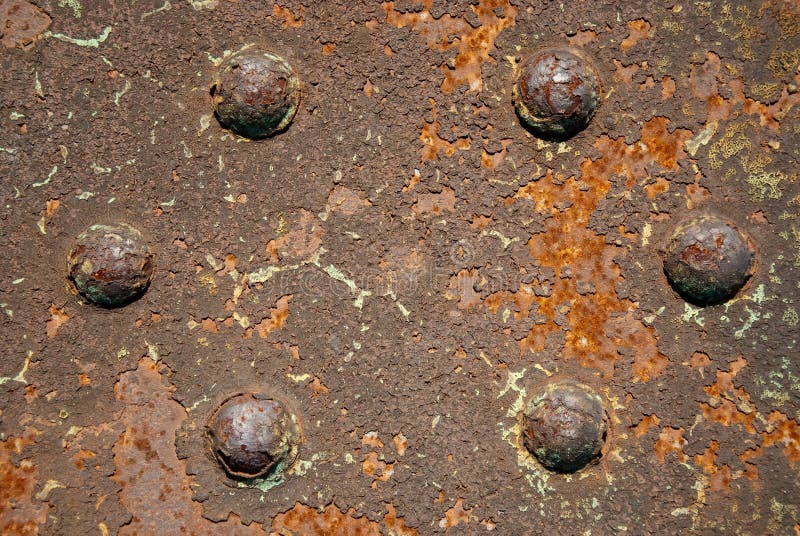 Rdza Na Tle Stara Zielona Farba Obraz Stock - Obraz złożonej z rdza ...