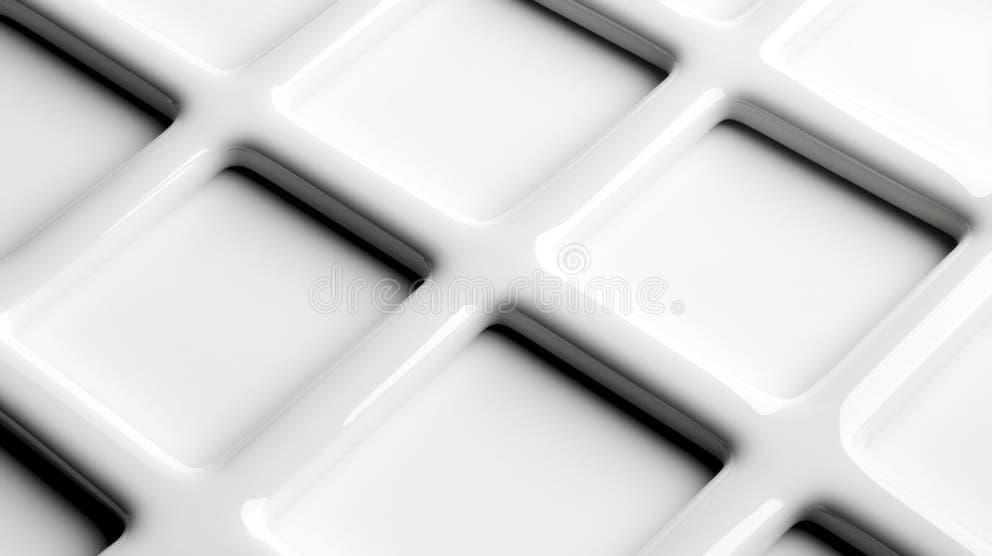 T-bar Grid Isolated on White Background Stock Illustration ...