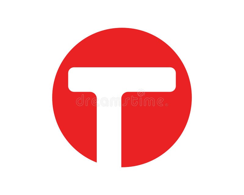 T Beschriftet Logos Temlate-Symbole Vektor Abbildung - Illustration von ...