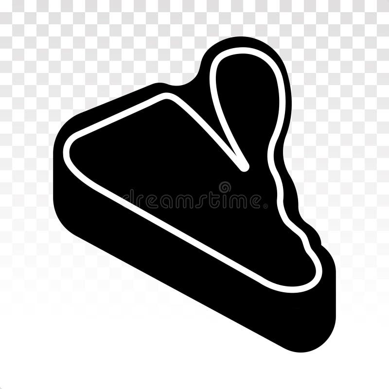 T-bone Beef Steak Flat Icons for Food Apps and Websites Stock Vector ...