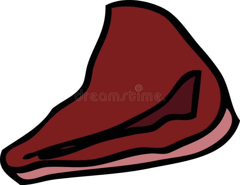 T-bone steak stock vector. Illustration of food, cartoony - 5392553