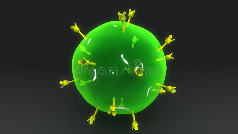 T Helper Cell stock illustration. Illustration of killer - 84219914