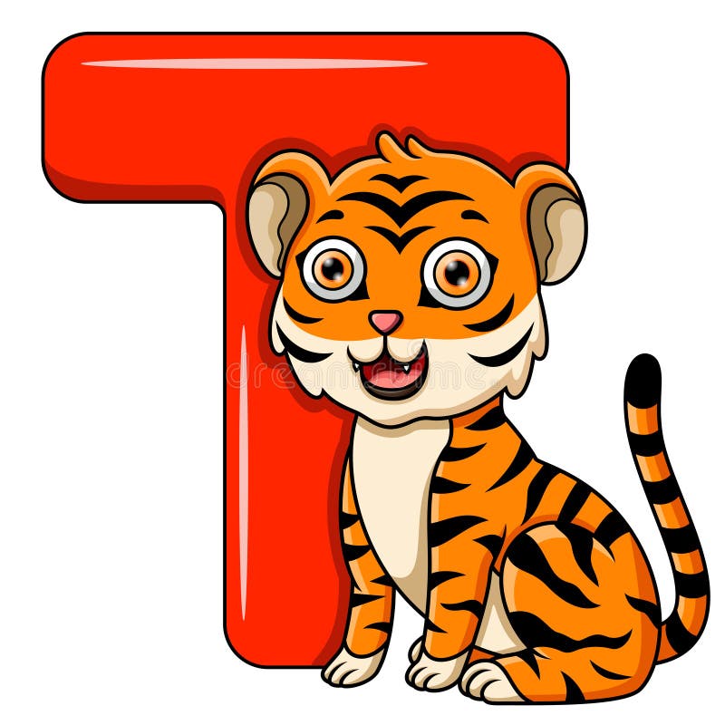 Letter T Tiger Stock Illustrations – 274 Letter T Tiger Stock ...